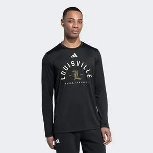 Adidas Louisville Cardinals Long Sleeve T-shirt Black - Black / Multi