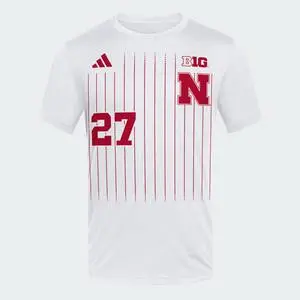Adidas Harper Murray Nebraska Cornhuskers Name & Number T-shirt White - White / Multi