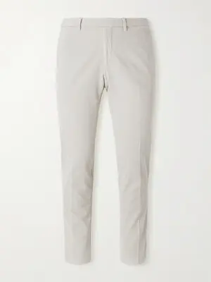 Boglioli Straight-leg Cotton-blend Corduroy Suit Trousers - Neutrals