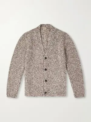 Massimo Alba Linus Wool-blend Cardigan - Brown