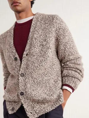 Massimo Alba Linus Wool-blend Cardigan