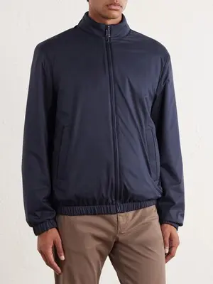 Canali Reversible Shell Bomber Jacket