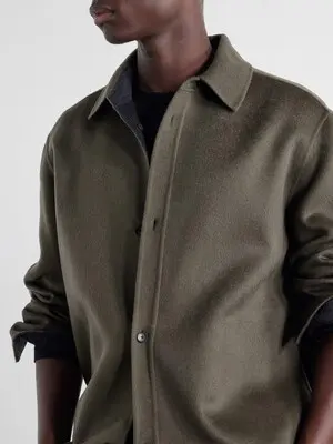 Mr P. Wool And Cashmere-blend Overshirt