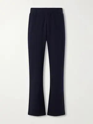 Mr P. Cotton-blend Jersey Sweatpants - Blue