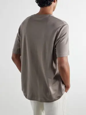 Mr P. Cotton And Lyocell-blend Jersey T-shirt