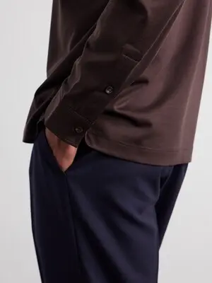 Mr P. Silk And Cotton-blend Polo Shirt