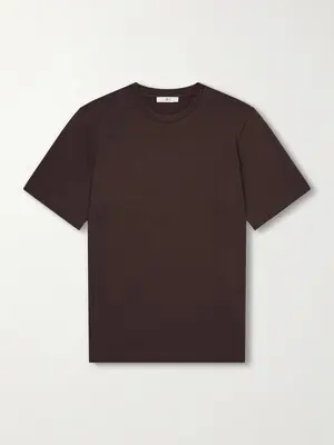 Mr P. Silk And Cotton-blend T-shirt