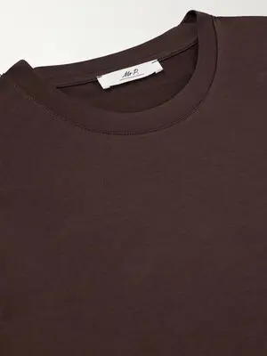 Mr P. Silk And Cotton-blend T-shirt