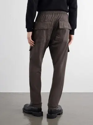 Rick Owens Creatch Tapered Cotton-jersey Sweatpants - Brown