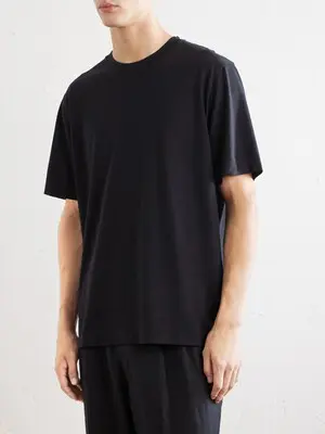 Mr P. Silk And Cotton-blend T-shirt