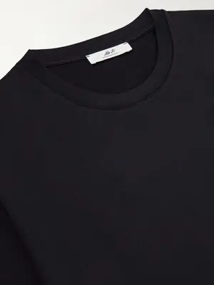 Mr P. Silk And Cotton-blend T-shirt