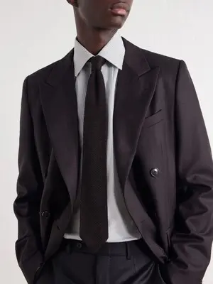 Zegna 6.5cm Knitted Cashmere Tie