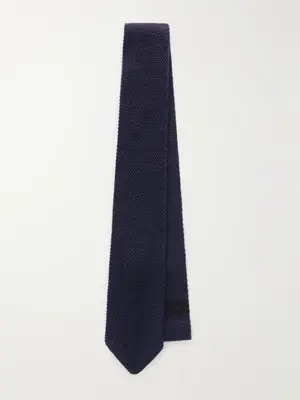 Zegna 6.5cm Knitted Cashmere Tie