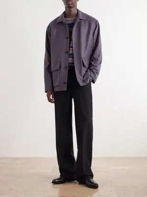 Caruso Wool And Cashmere-blend Blouson Jacket