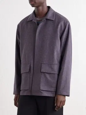 Caruso Wool And Cashmere-blend Blouson Jacket