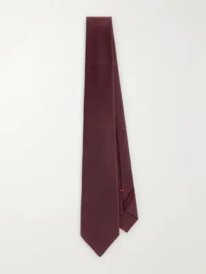 Zegna 8cm Silk-twill Tie