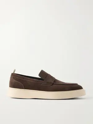 Officine Creative Frame 001 Suede Loafers
