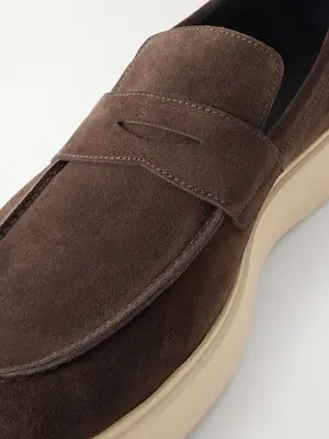 Officine Creative Frame 001 Suede Loafers