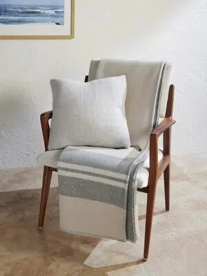 Brunello Cucinelli Striped Cashmere Throw