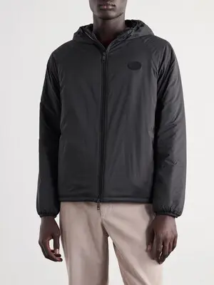 Burberry Logo-appliquéd Shell Hooded Jacket
