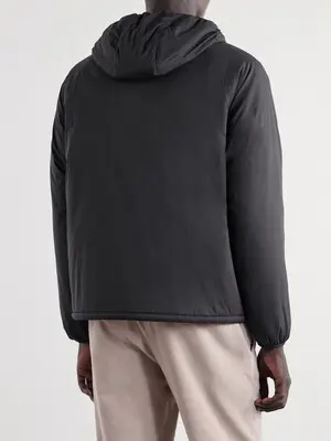 Burberry Logo-appliquéd Shell Hooded Jacket