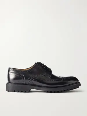 Mr P. Leather Brogues - Black