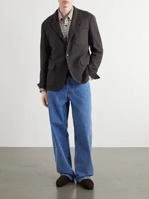 Oliver Peoples Solms Wool-blend Houndstooth Blazer