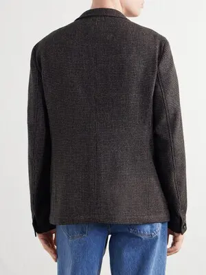 Oliver Peoples Solms Wool-blend Houndstooth Blazer