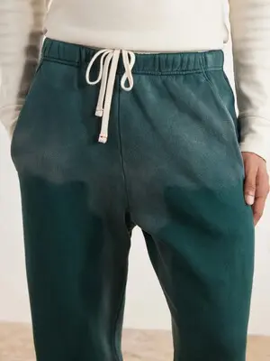 LES TIEN Straight-leg Cotton-jersey Sweatpants