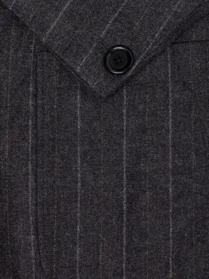 Oliver Peoples Westbury Striped Wool-blend Suit Jacket