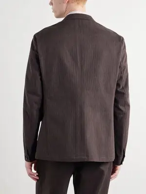 Oliver Peoples Solms Cotton-blend Herringbone Suit Jacket