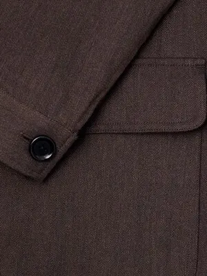 Oliver Peoples Solms Cotton-blend Herringbone Suit Jacket