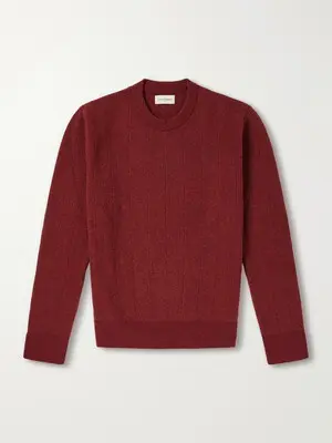 Oliver Peoples Blenheim Wool Sweater - Red