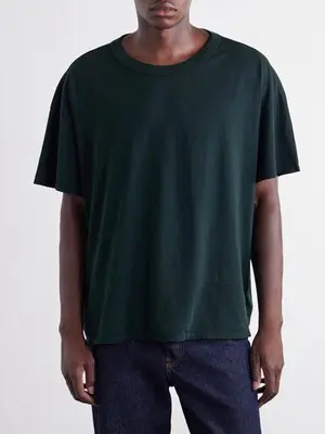 LES TIEN Cotton-jersey T-shirt