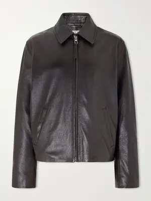 Loewe Full-grained Leather Jacket