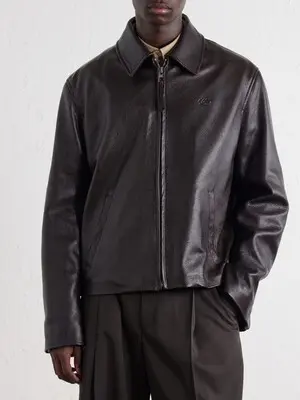 Loewe Full-grained Leather Jacket
