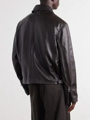 Loewe Full-grained Leather Jacket