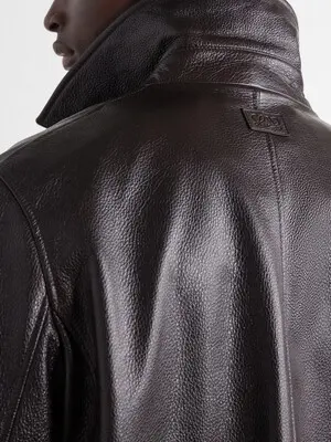 Loewe Full-grained Leather Jacket