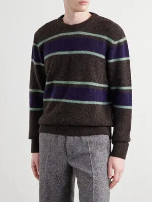 Oliver Peoples Blenheim Striped Wool-blend Sweater