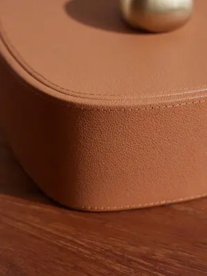 Assouline Pebbled Leather Trinket Box
