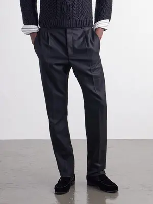 Saint Laurent Le Loafer Velvet Loafers