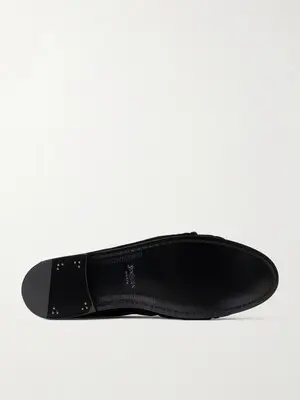 Saint Laurent Le Loafer Velvet Loafers