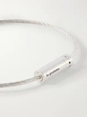 Le Gramme 7g Brushed Sterling Cable Bracelet