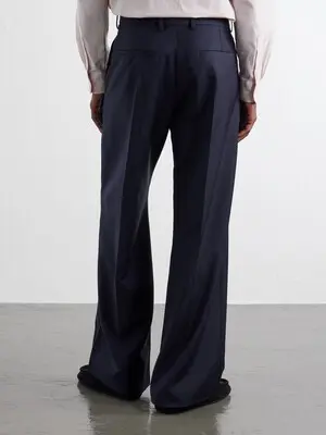 JIL SANDER Straight-leg Wool And Mohair-blend Trousers