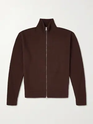 Givenchy Cashmere Zip-up Cardigan - Brown