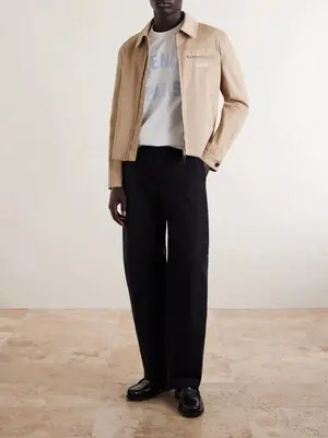 Givenchy Harrington Logo-appliquéd Cotton-twill Jacket