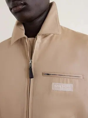 Givenchy Harrington Logo-appliquéd Cotton-twill Jacket