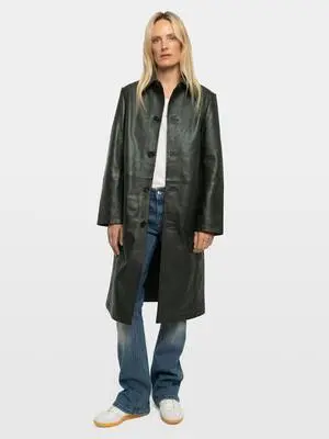Zadig&Voltaire Mentlyr Leather Coat