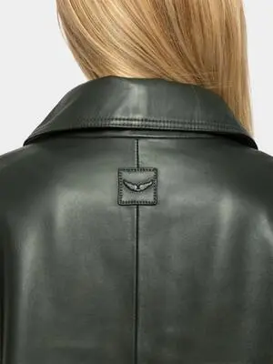 Zadig&Voltaire Mentlyr Leather Coat