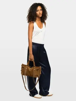 Zadig&Voltaire Satin Pajama Pants - Encre